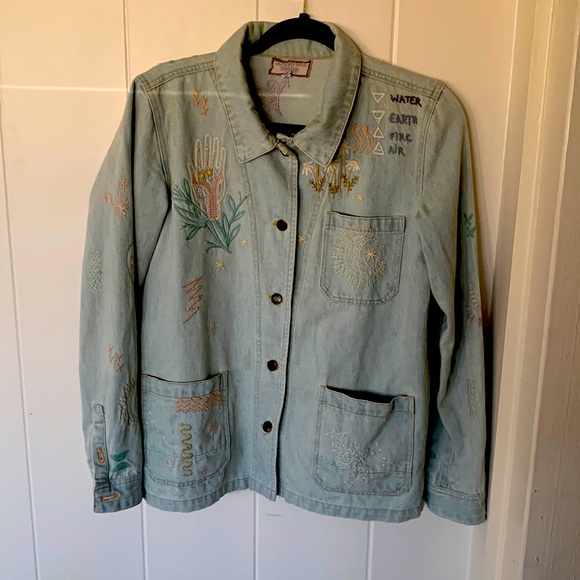 Johnny Was | Jackets & Coats | Johnny Was Denim Jacket | Poshmark